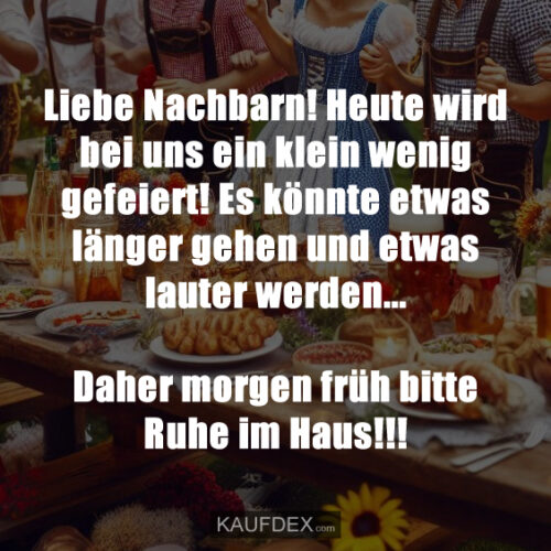 Spruche Uber Nachbarn